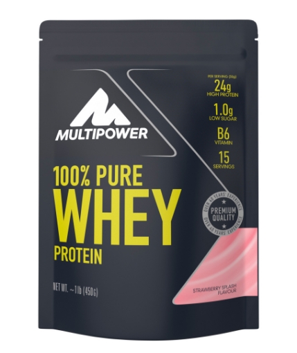 100% Pure Whey Protein - 450g - 450g Fresa MPower. Recosport